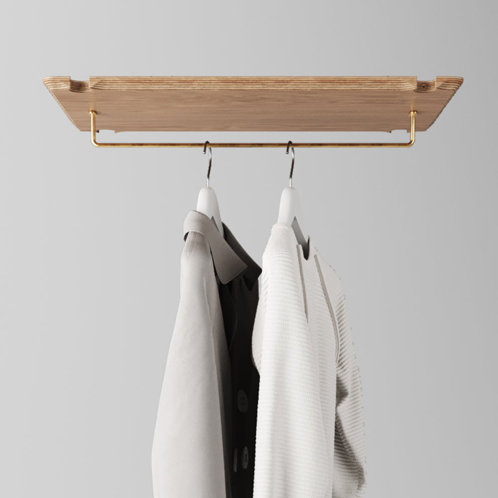 Shibui Brass Garment Rail – Plyroom